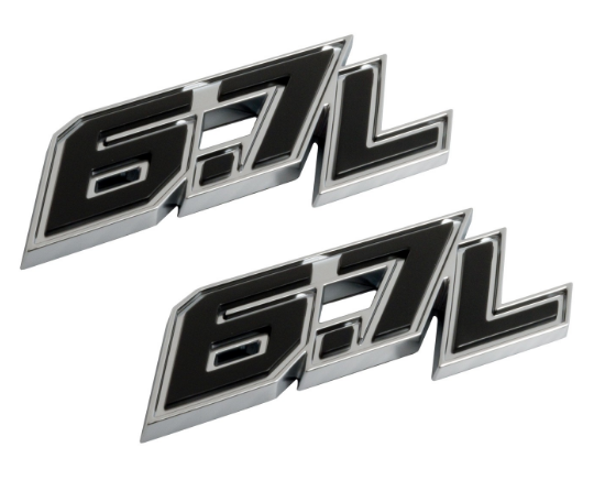 2018 Ford F250 Super Duty 6.7L Door Emblem Set - FordSuperDutyParts.com